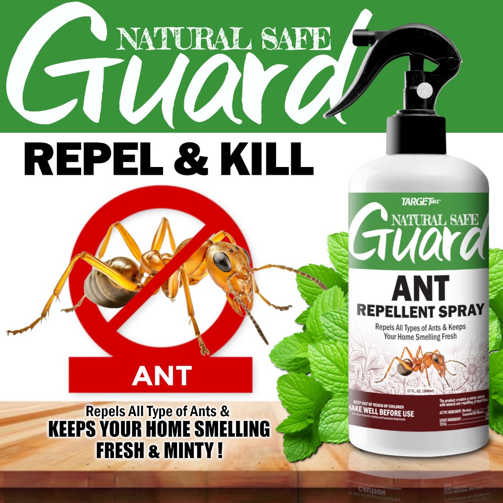 TARGET MAX 【100% Natural & Safe】 Ant Repellent Spray Killer Insect ...