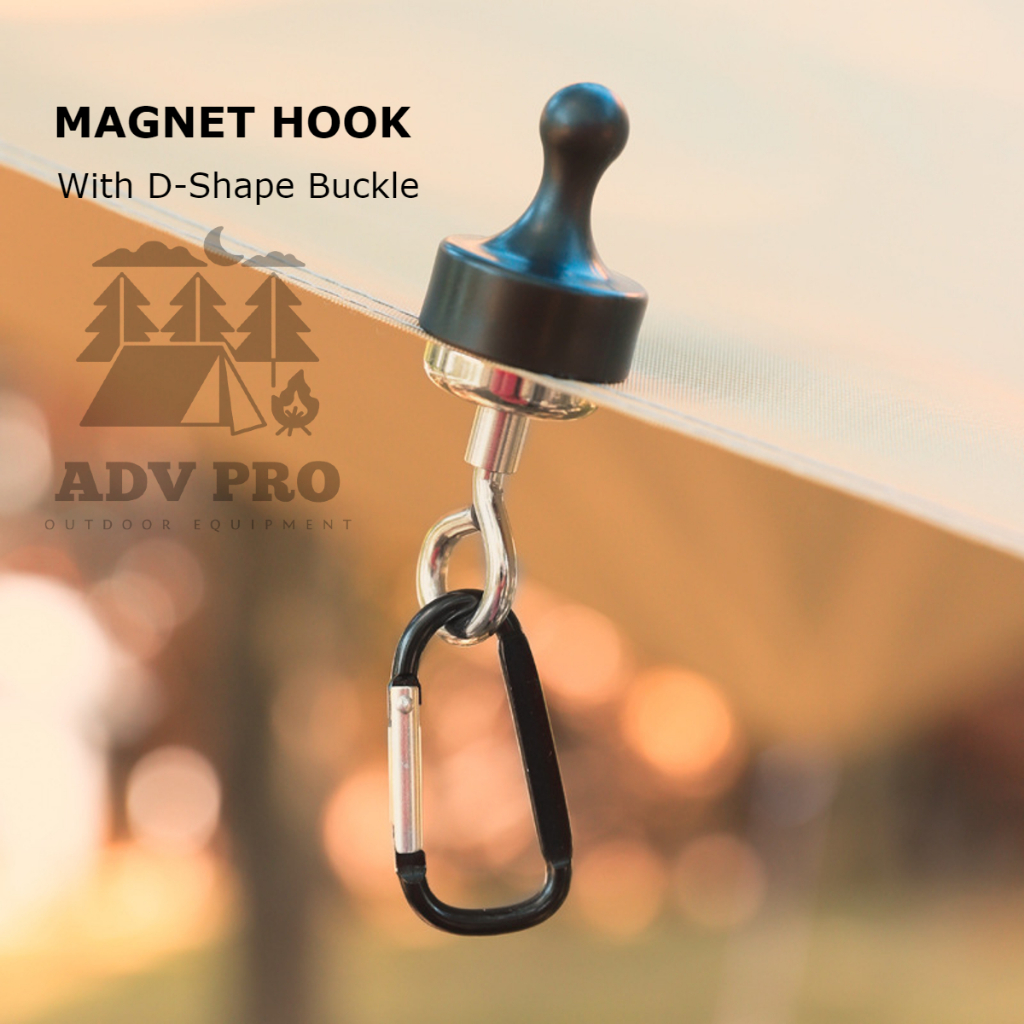 Outdoor Strong Magnet Hook Camping Flysheet Hanging Hook Tent Magnet ...