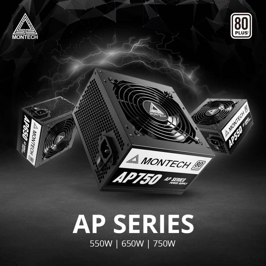# MONTECH [ AP550 / AP650 / AP750 ] - 80+ White Non Modular PSU ...