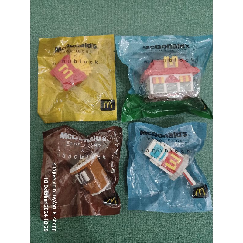 McDonald's Food Icons X Nanoblock Kawada year 2015, new | Shopee Malaysia