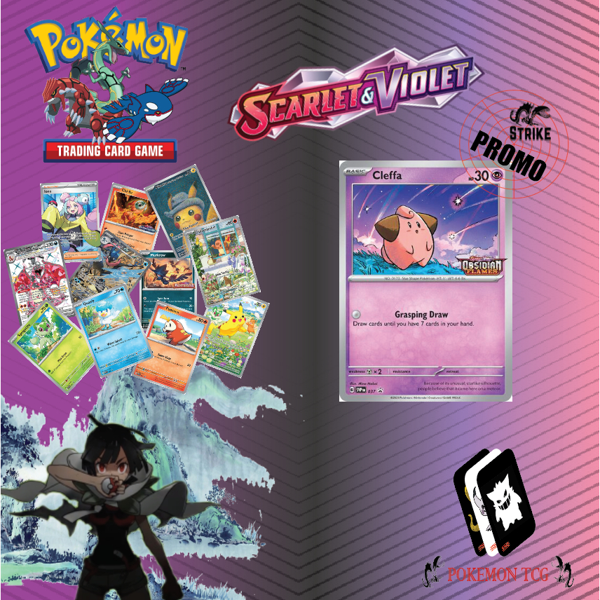 Pokemon Promo Card - Cleffa SVP037 Obsidian Flames SV03 | Shopee Malaysia