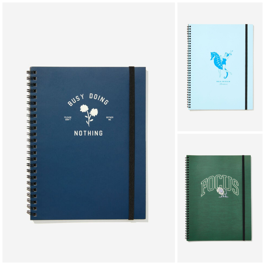 [ORIGINAL] TYPO A5 / a4 Spinout Notebook Recycled / Campus Notebook ...