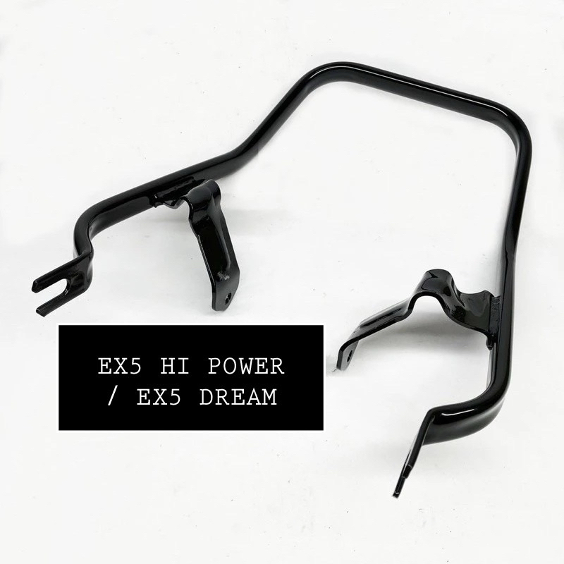 HONDA EX5 HI POWER EX5 DREAM NEW REAR SPOILER CARRIER HANDLE SEAT L BAR SMX BLACK | Shopee Malaysia