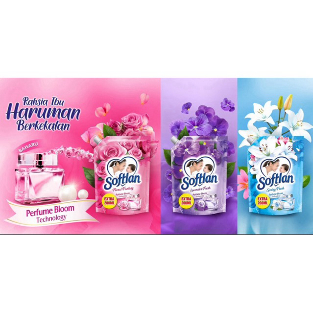 Softlan Softener 1.6L (Floral,Lavender,Spring) | Shopee Malaysia