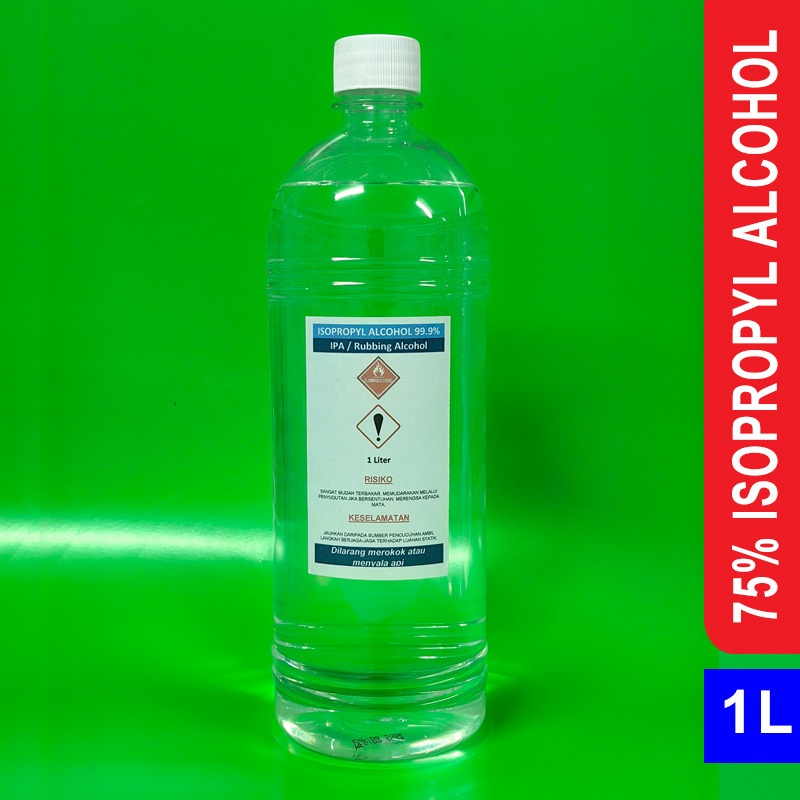 75% Isopropyl Alcohol / IPA / Rubbing Alcohol 1 Liter | Shopee Malaysia