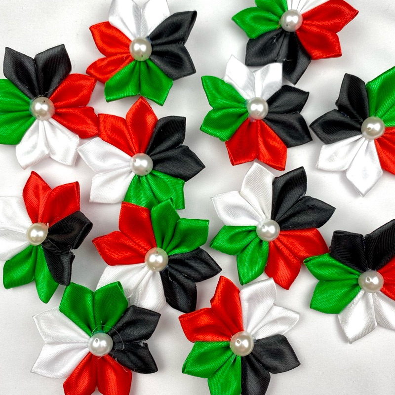 𝐋𝐀𝐃𝐘𝐑𝐀 𝐎𝐅𝐅𝐈𝐂𝐈𝐀𝐋 PIN BUNGA SATIN PALESTINE PIN BUNGA GAZA | Shopee Malaysia