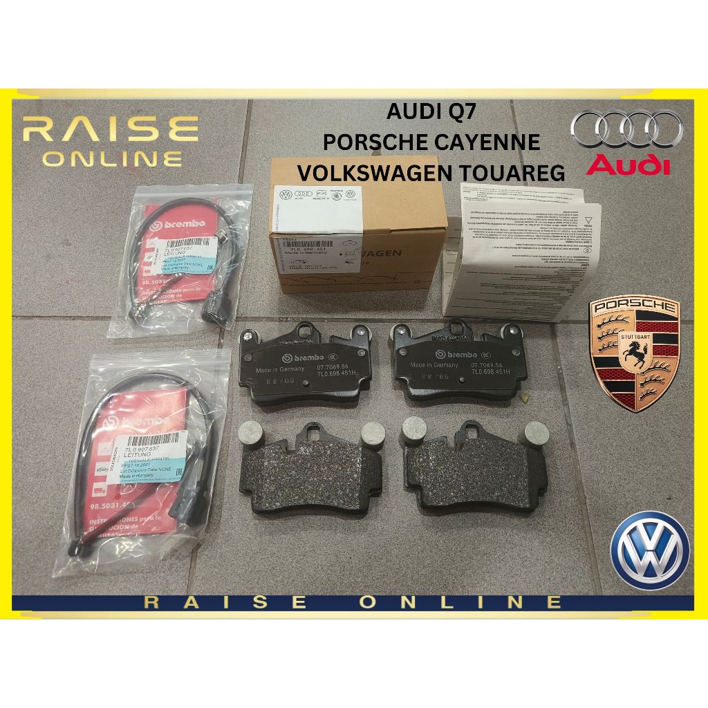 ( 100% ORIGINAL ) AUDI Q7 VOLKSWAGEN TOUAREG PORSCHE CAYENNE FRONT DISC ...