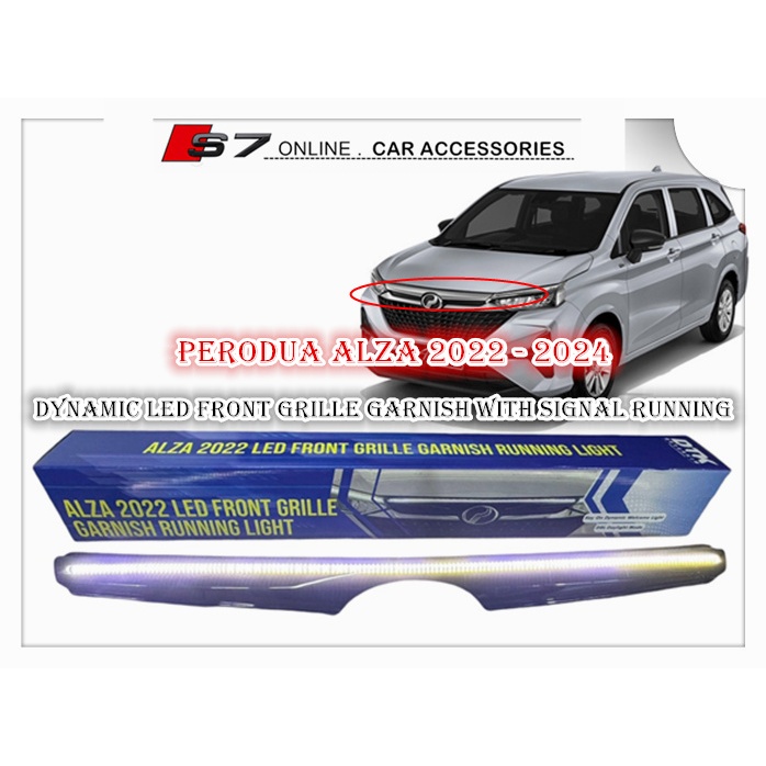 DTK Perodua Alza 2022 - 2024 Dynamic Led Front Grille Garnish With ...