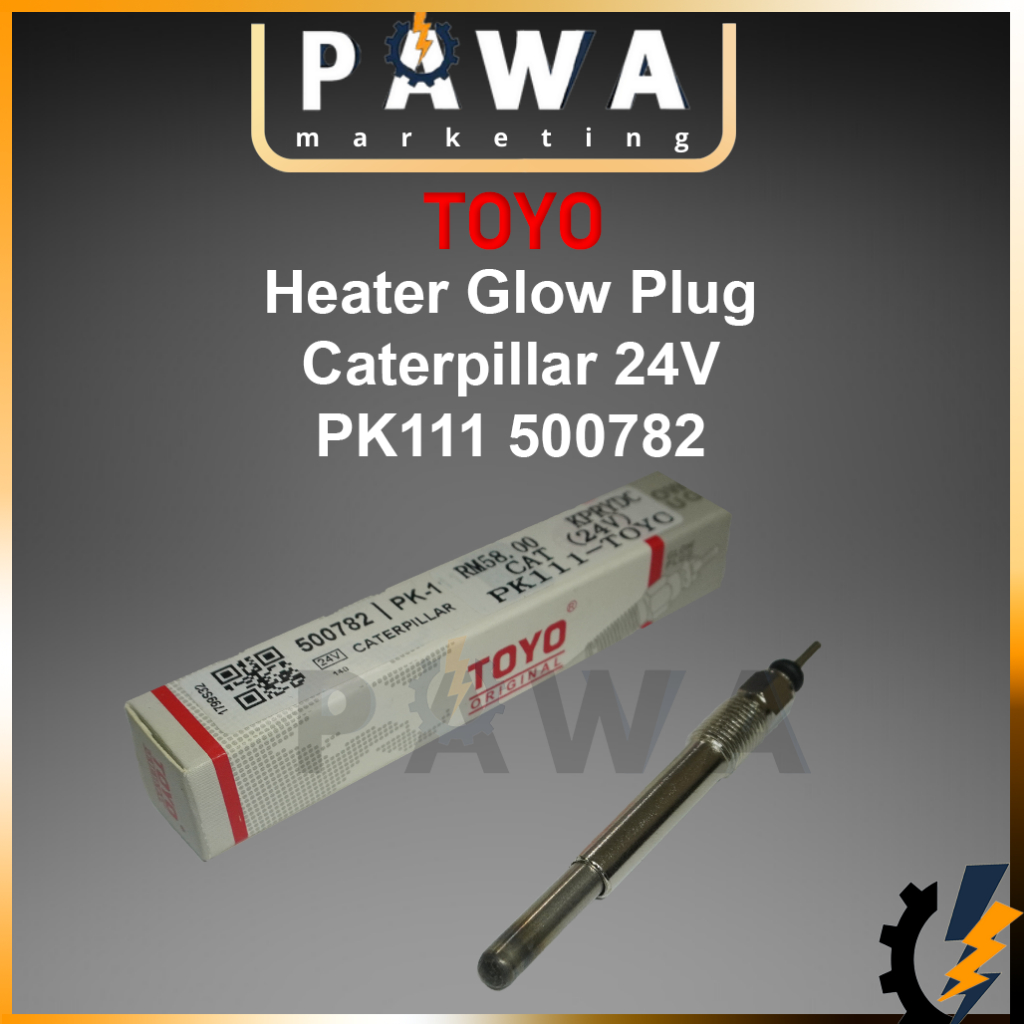 Toyo 100% Genuine PK111 Heater Glow Plug For Toyota D4D Hilux 500782 ...