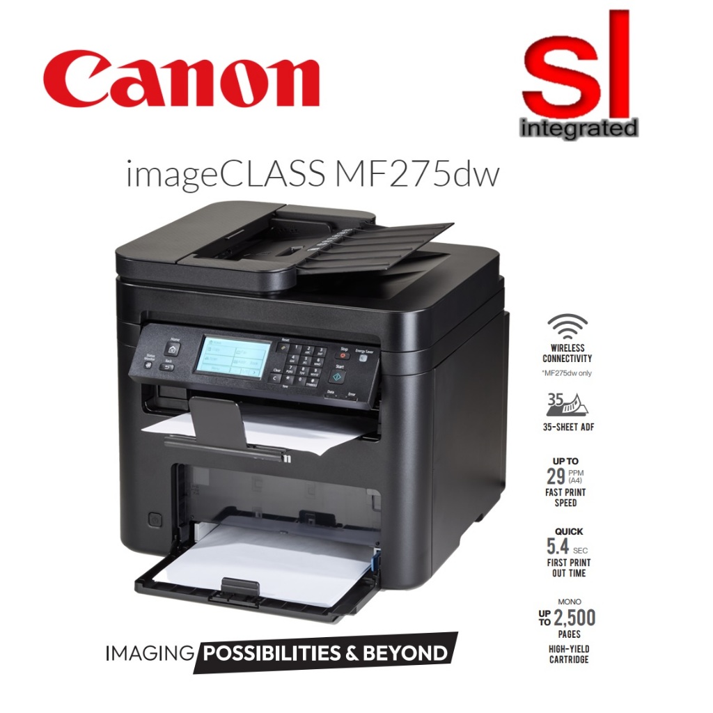 🕌Ramadan🕌 Canon ImageCLASS MF275dw 4-in-1 Monochrome Laser Printer (Print/Copy/Scan/Fax/Auto ...