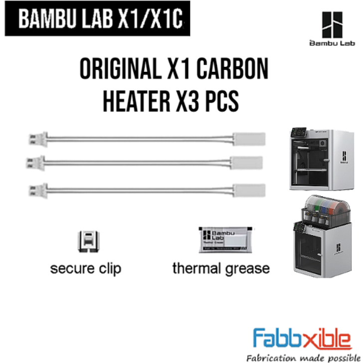 Bambu Lab X1 Carbon Original Heater (1pc/ 2pcs/ 3pcs) | Shopee Malaysia