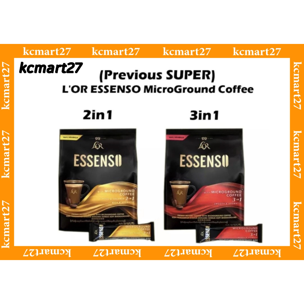 SUPER COFFEE ESSENSO MICROGROUND COFFEE CREATED WITH 100% ARABICA KOPI ...