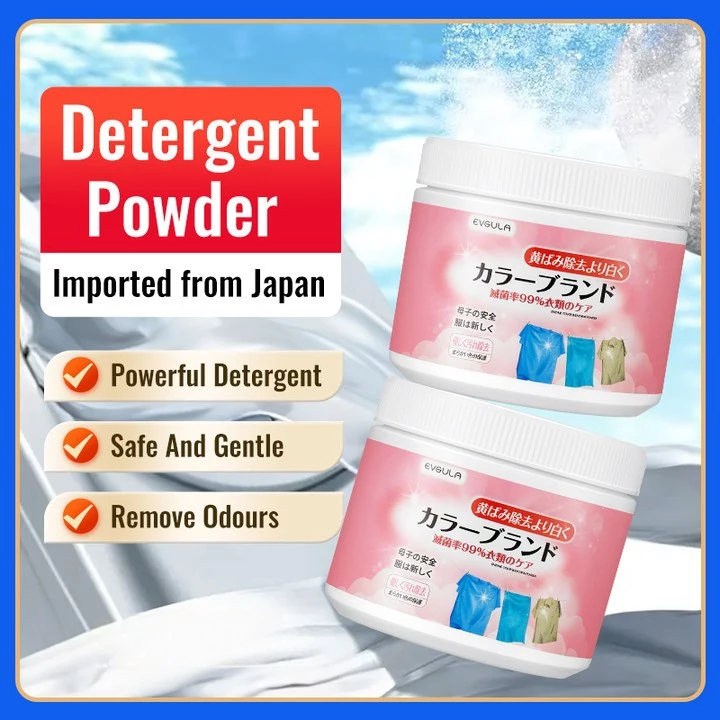 Buy 2 free 1】🔥 Detergent Powder Cloth Stain Remover for Clothes Laundry ...