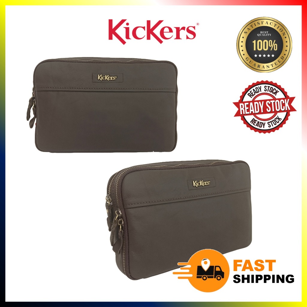 KICKERS ORIGINAL BRANDED LEATHER MEN CLUTCH BAG BEG LELAKI HABD BAG BEG ...