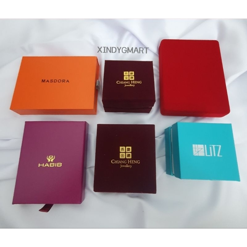 Gold Zhop Jewellery box Chiang heng Poh Kong Habib Masdora Litz ...