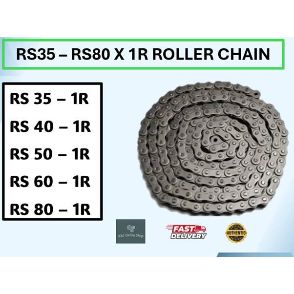 Roller Chain RS35-1R / RS40-1R / RS50-1R / RS60-1R / RS80-1R KOGYO ...