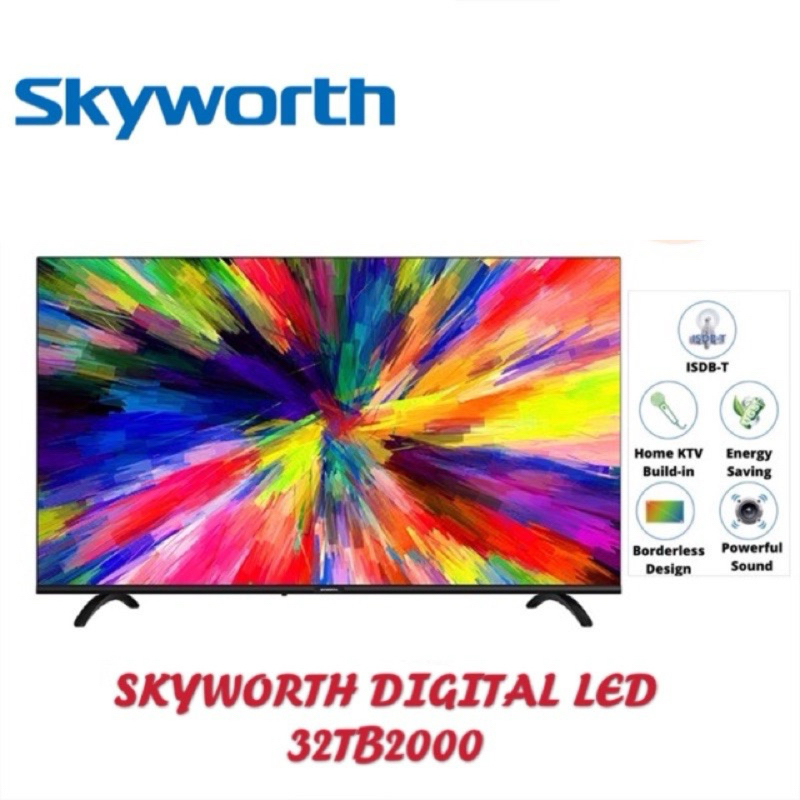 Skyworth (TOSHIBA) TV 32" 42" 43" 50" Inch LED TV - 32TB2000 ...