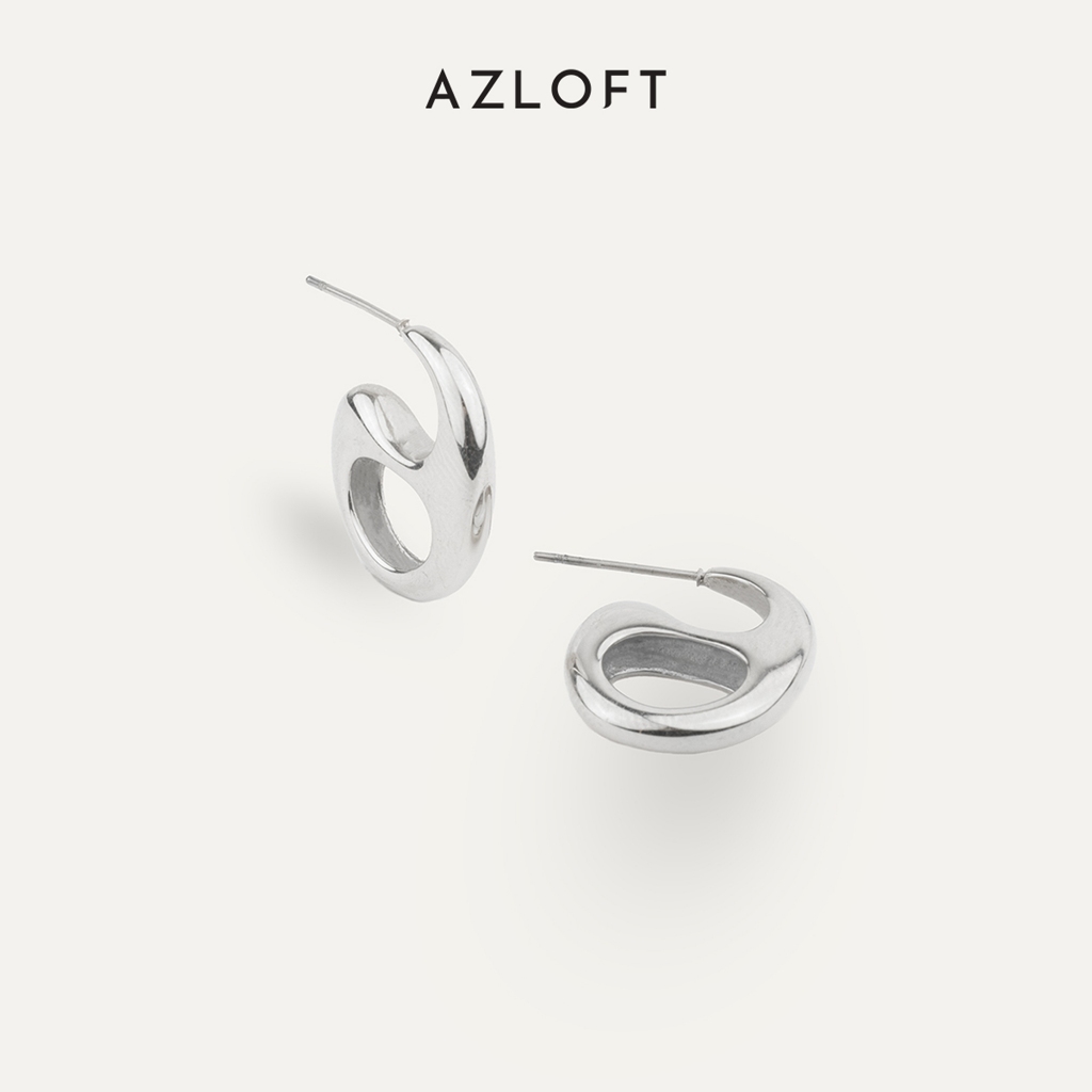 AZLOFT Lustrous Loops Earring Hypoallergenic Shower-safe | Shopee Malaysia