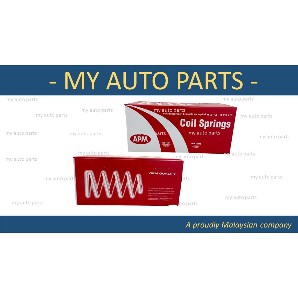 PERODUA AXIA 2014-2018, BEZZA 2016-2021 FRONT STANDARD COIL SPRING (APM ...