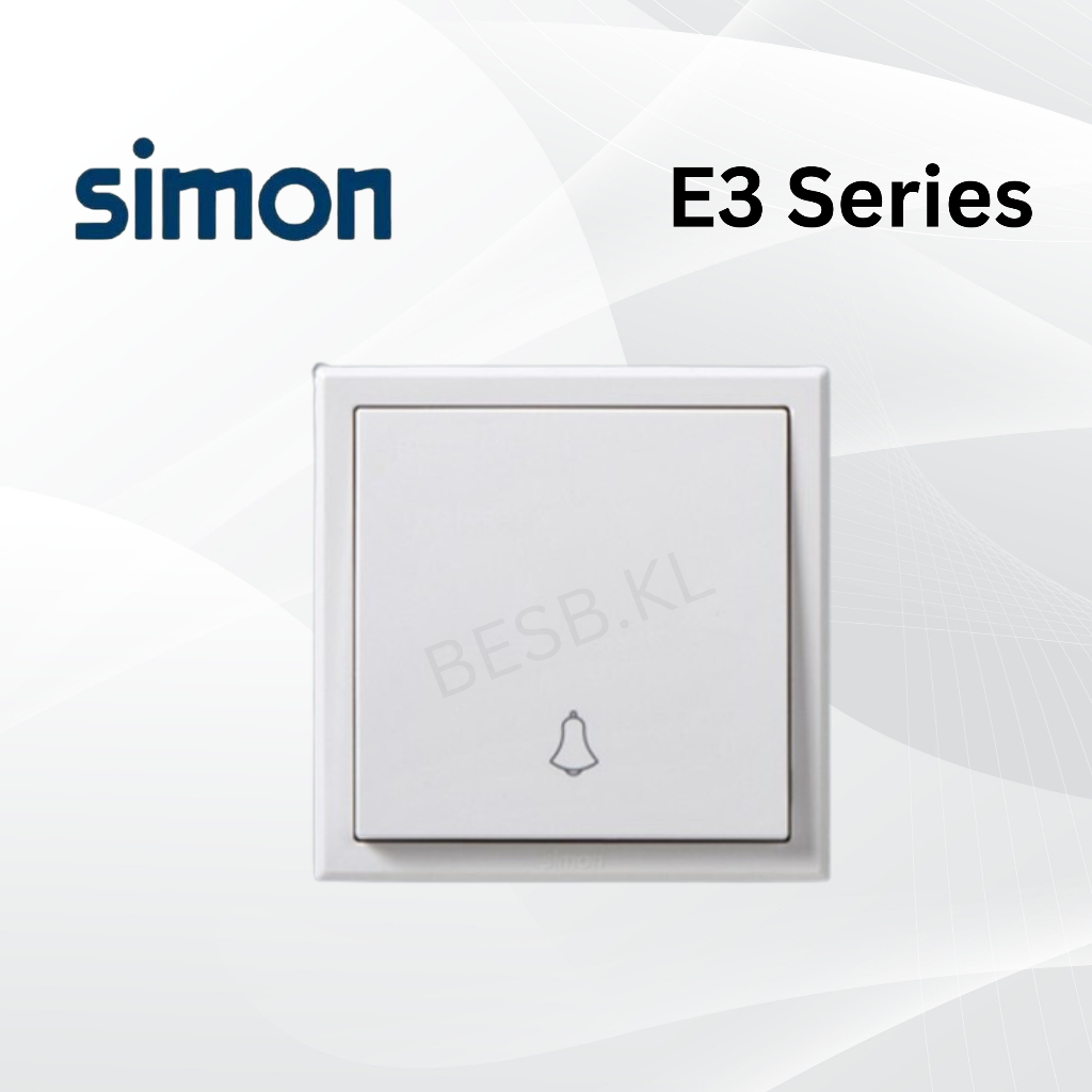 Simon E3 306301 10A Doorbell Switch Home Switch Door Switch White ...