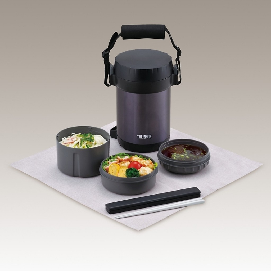 Thermos 1.3L Ultra Light Food Jar with Chopstick and Strap [JBG-1801(MDB)] | Shopee Malaysia