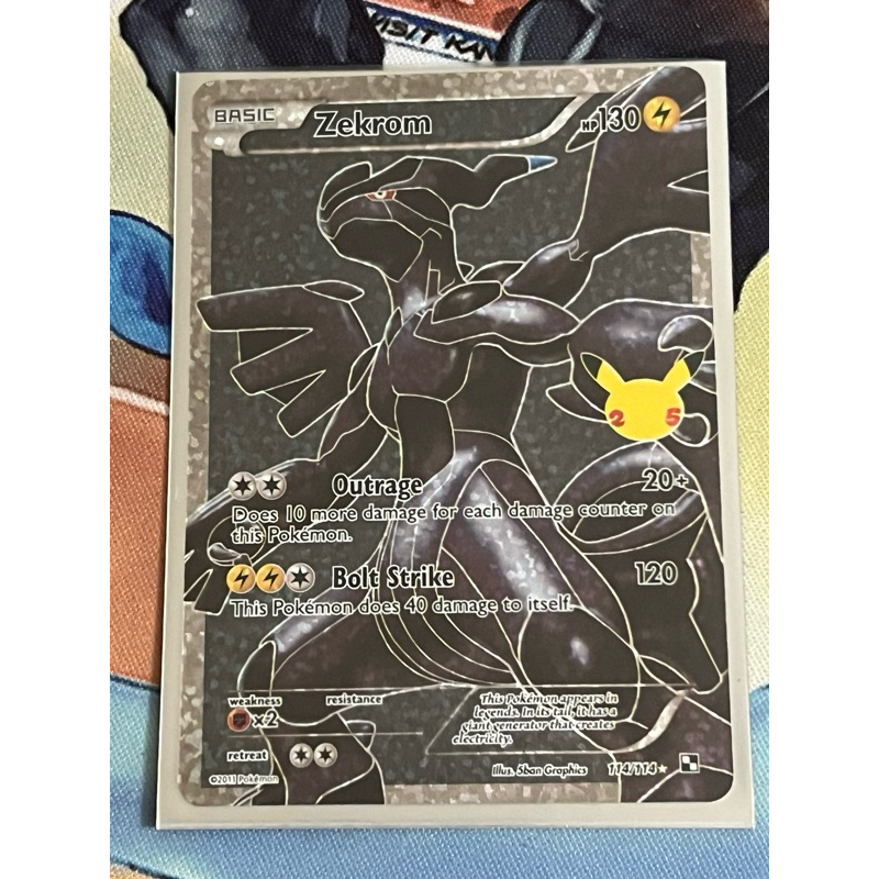Pokemon TCG 25th Anniversary - Classic Collection - Zekrom - 114/114 ...