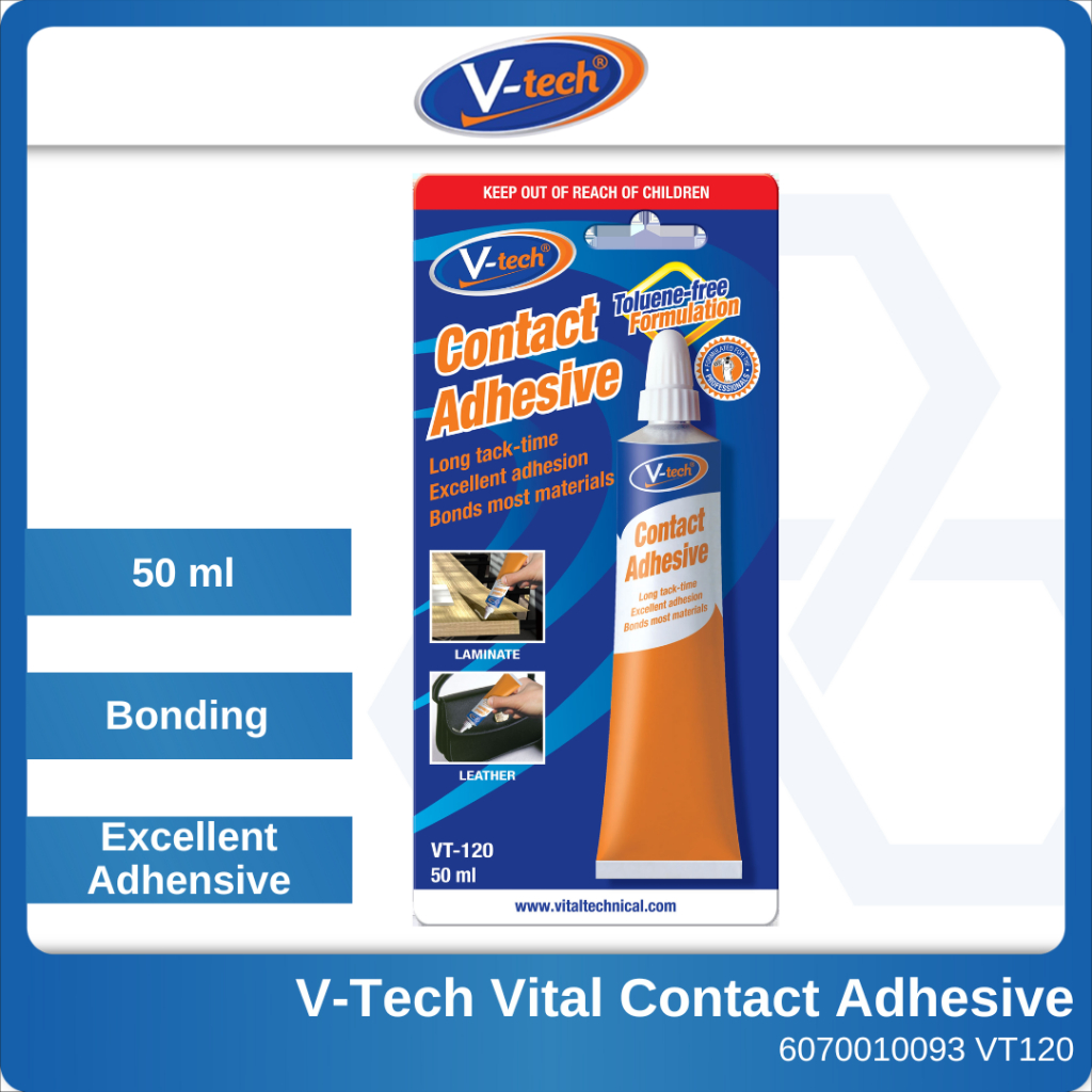 V-TECH 50ml VT120 Vital Contact Adhesive | Shopee Malaysia