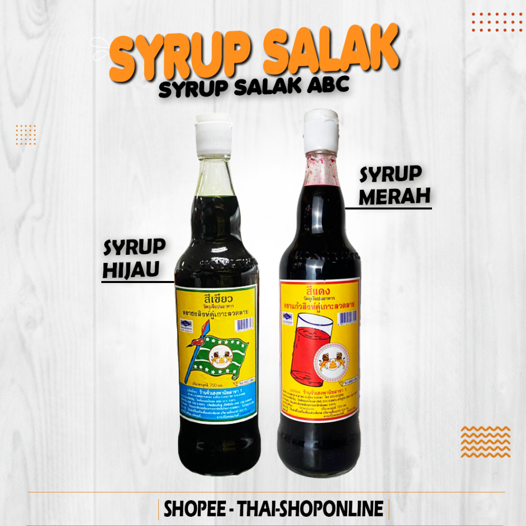 Sirap Salak ABC Sirap Merah Sirap Hijau Syrup ABC 700ML | Shopee Malaysia