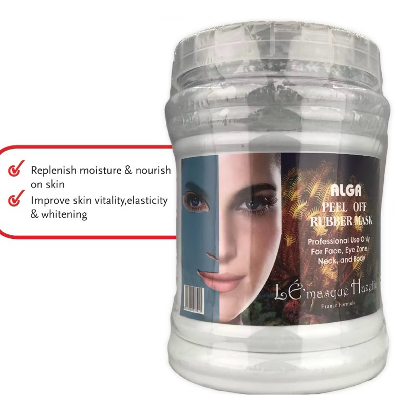 Trial pack Lemasque Alga Peel Off Rubber Mask (Hydrating)200g | Shopee ...