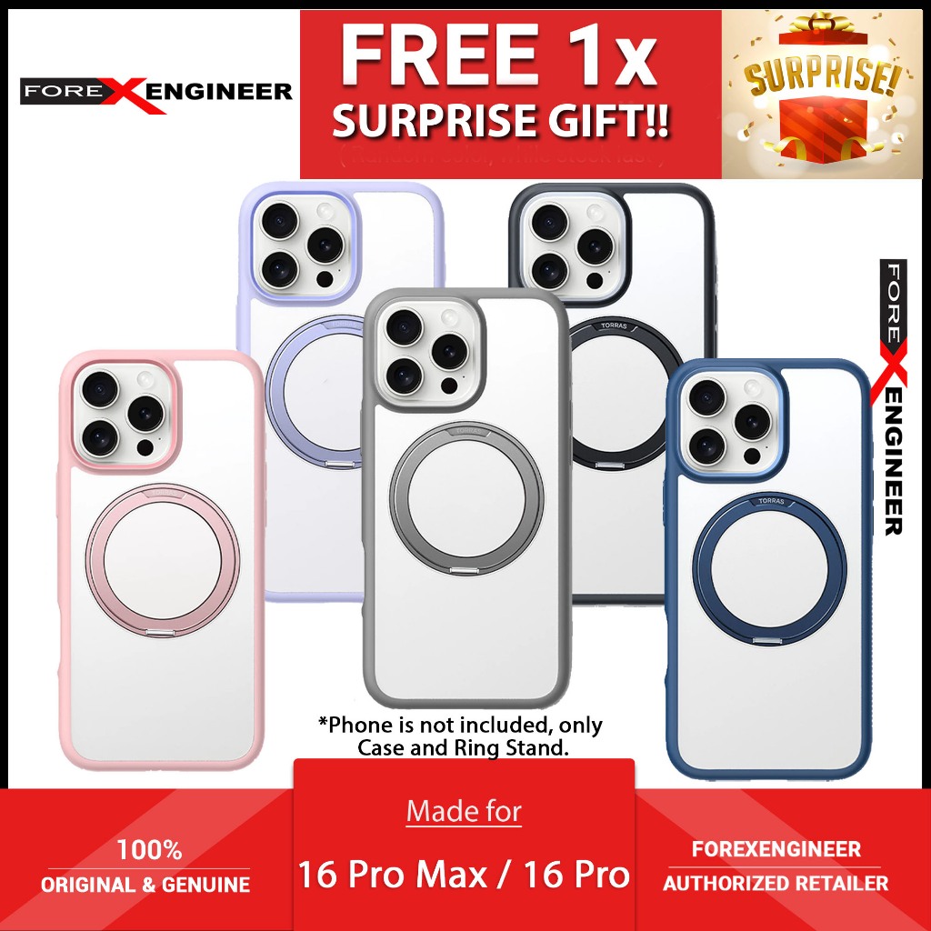 [ 16 Pro Max / Pro ] TORRAS Ostand R Fusion Series - With 360° Rotated ...