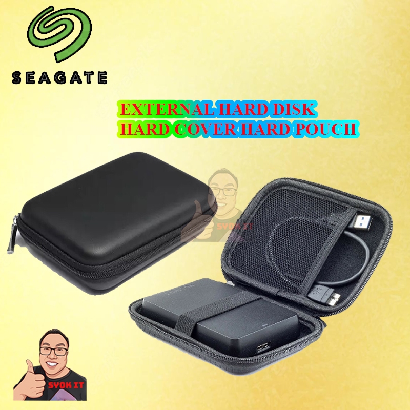 SEAGATE ORIGINAL HARD CASE SEAGATE PREMIUM BUP HARD CASE POUCH BAG ...