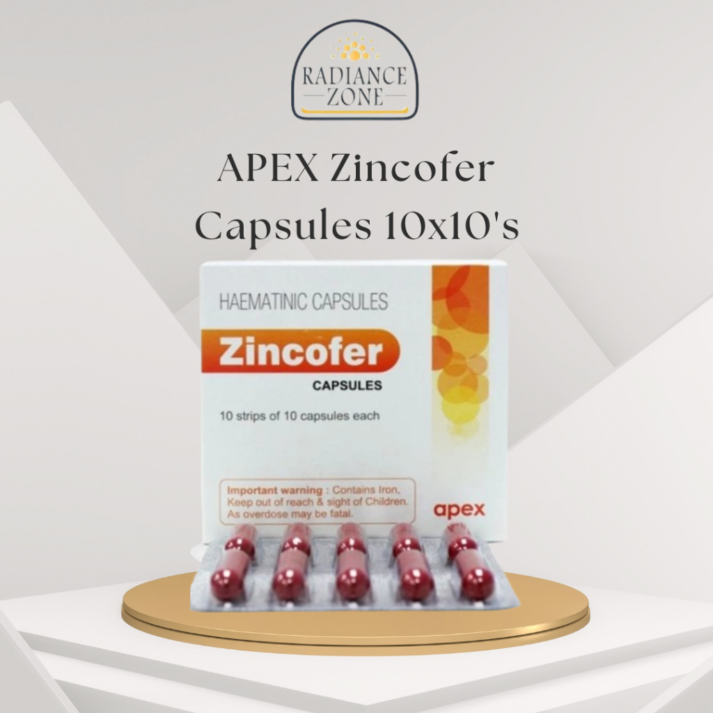 APEX Zincofer Capsules 10x10's | Shopee Malaysia