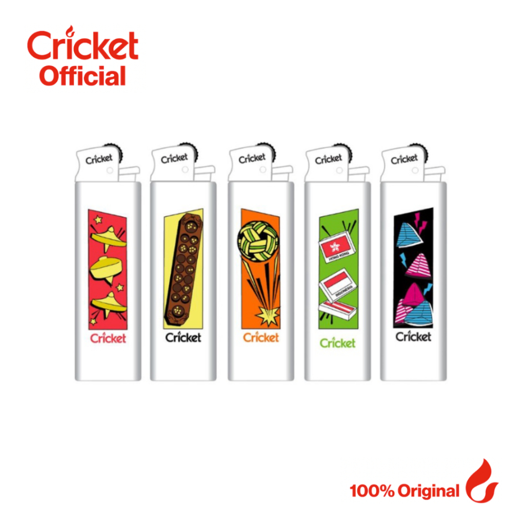 Cricket Lighters Limited Edition Nostalgia Series (5 Pcs) | Shopee Malaysia
