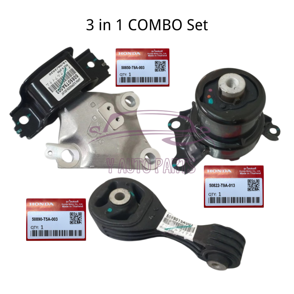[3 IN 1 COMBO SET] Honda OEM Engine Mounting - Honda Jazz T5A / City ...
