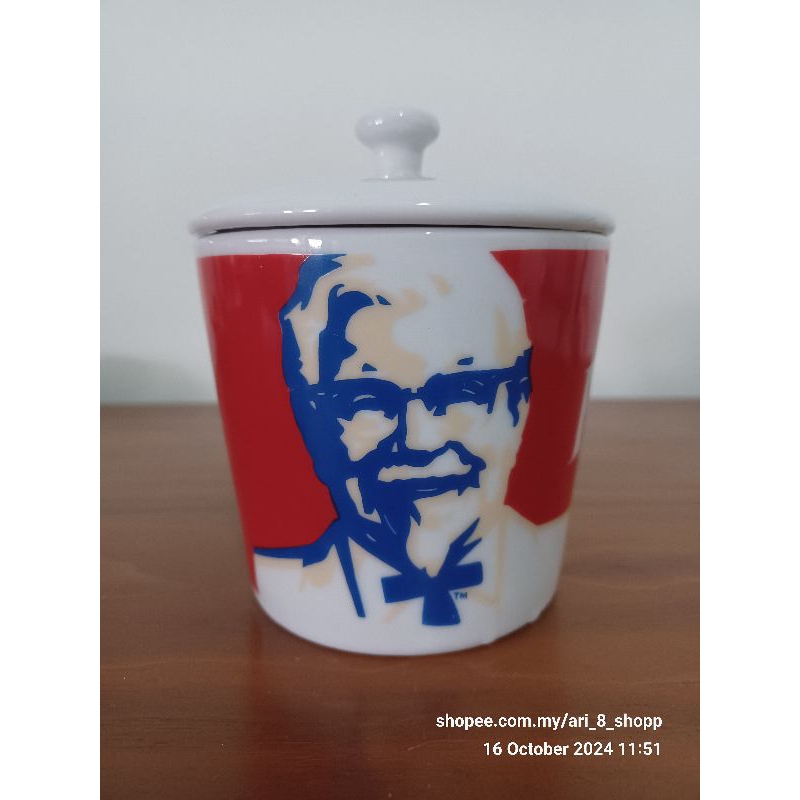 Vintage KFC Mug with lid and box | Shopee Malaysia