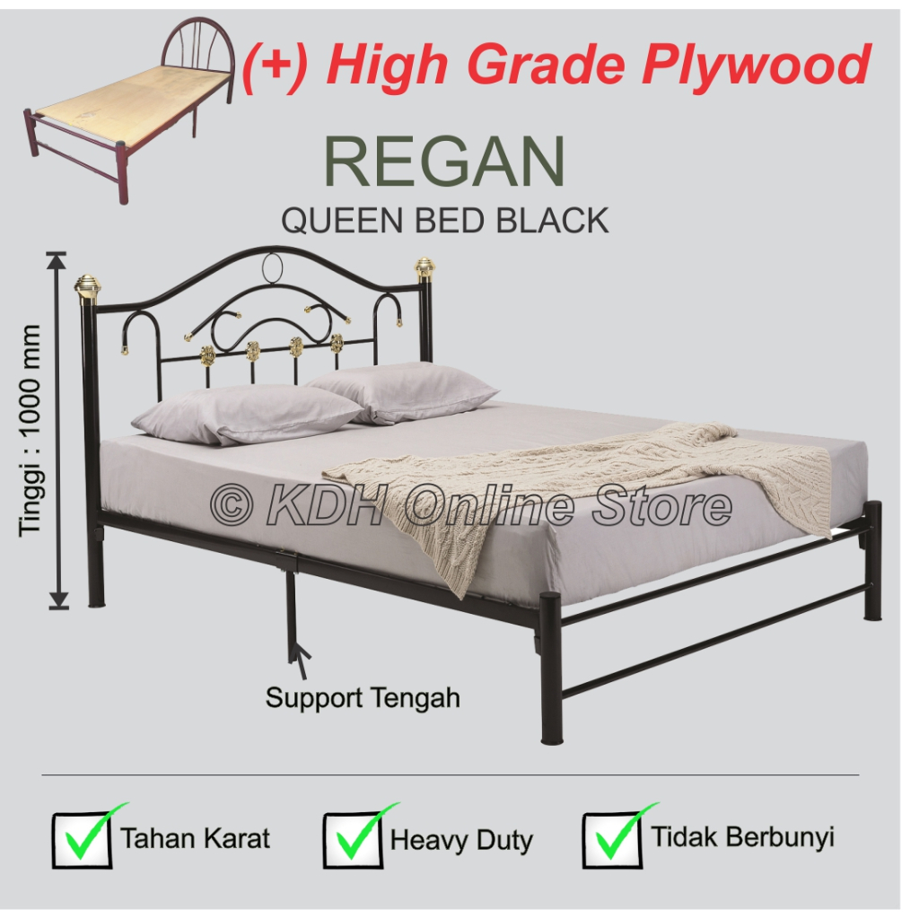 🔥READY STOCK🔥5 QueenBed Frame Katil Besi Queen Murah Katil/Minimalist 2 ...