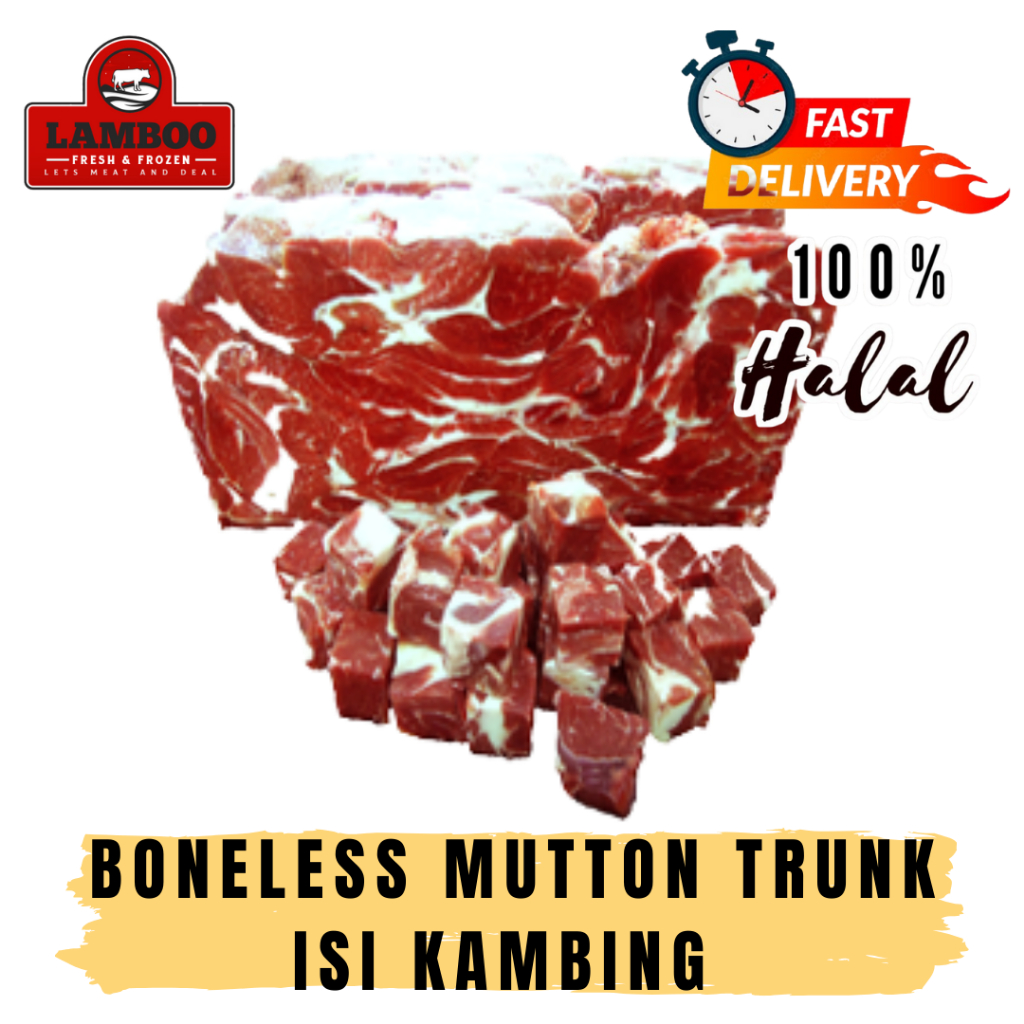 Australia Boneless Mutton Trunk / Isi Kambing - 1kg | Shopee Malaysia