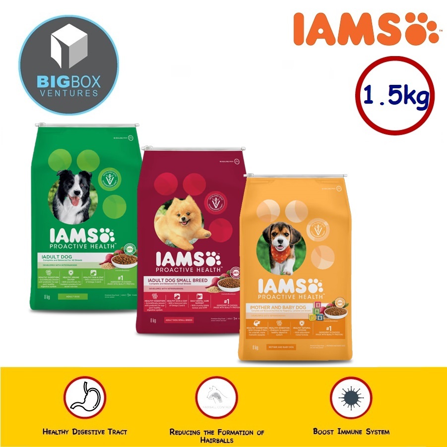 IAMS Dog Dry Food Adult Dog Small Breed All Breed Mother & Baby Dog 1 ...
