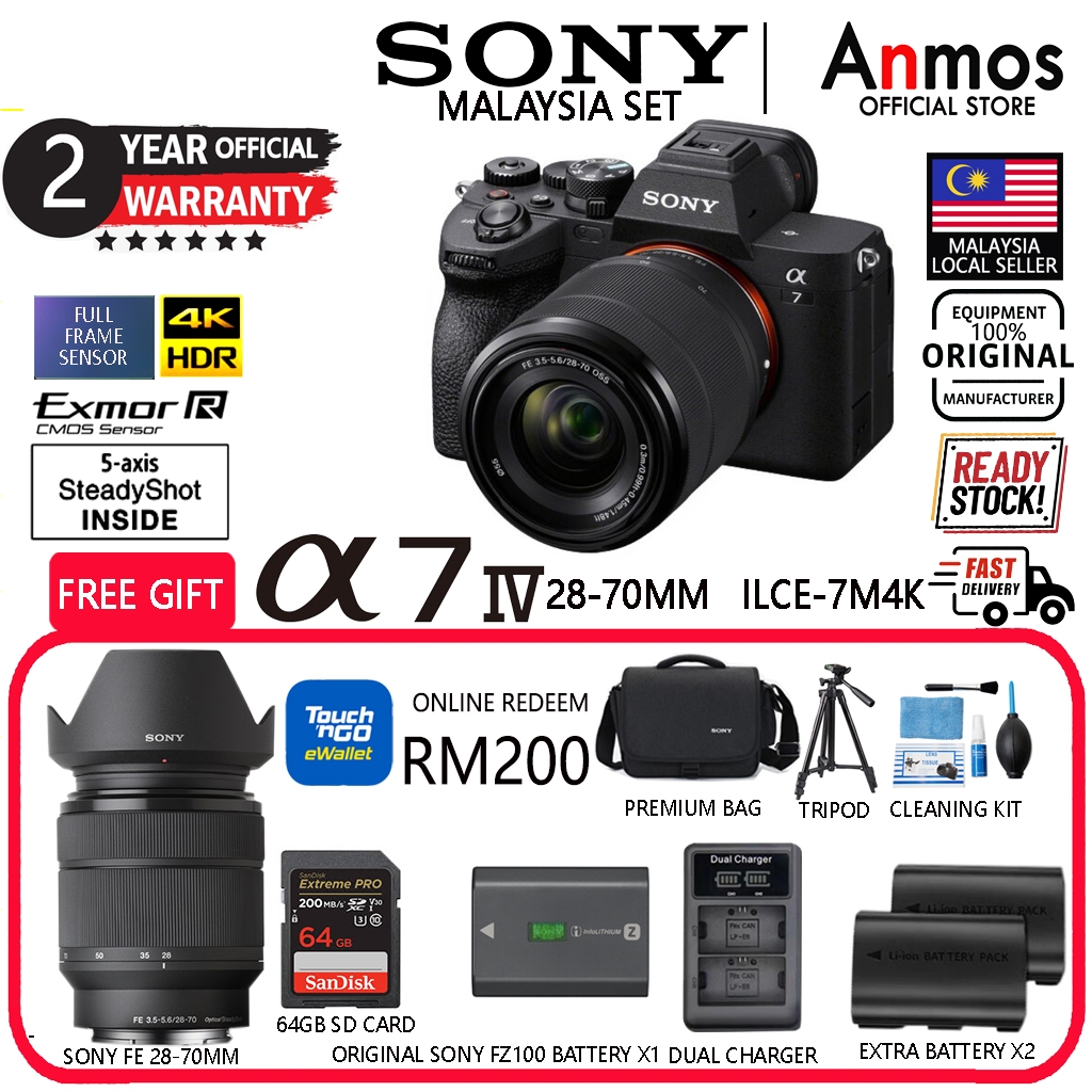 Ready Stock) Sony A7IV / A7MK4 / A7 IV / A7 MARK IV / A7 MARK 4 / A7MK ...