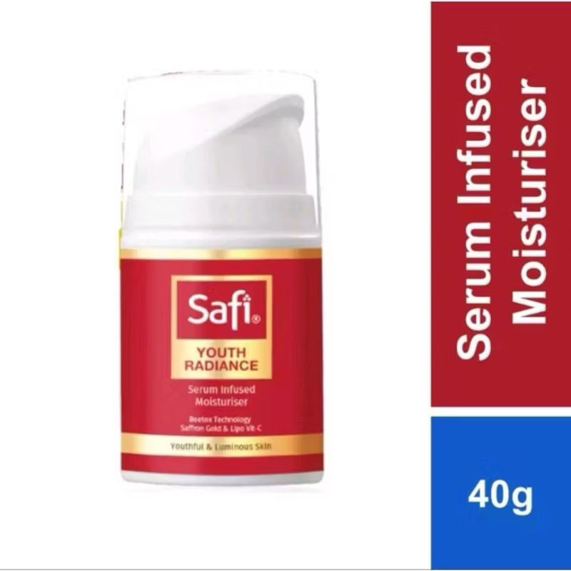 Safi Youth Radiance Serum Infused Moisturiser Youthful & Luminous Skin ...