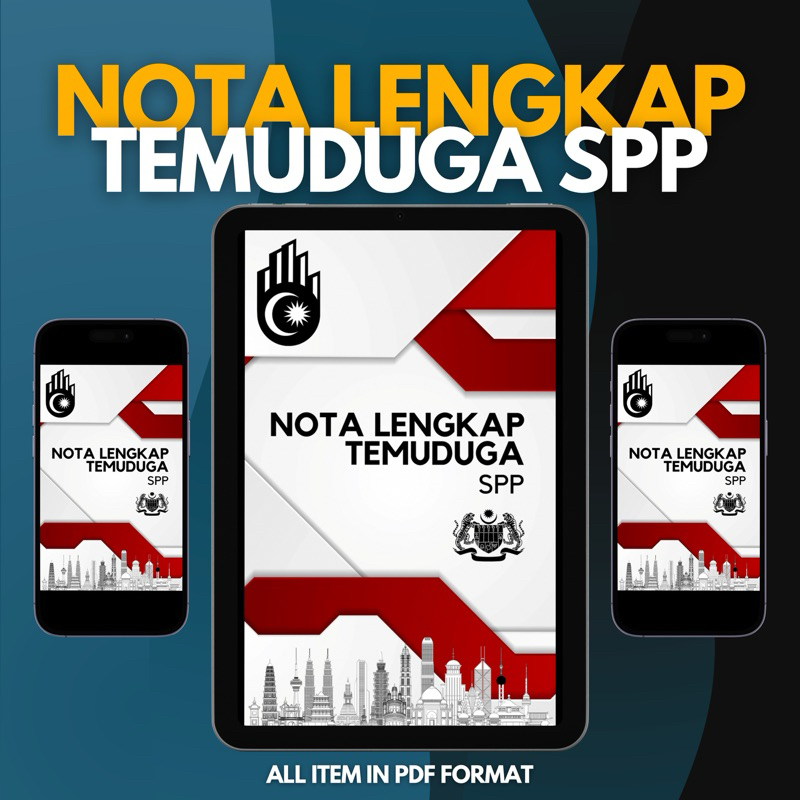 [SOFT COPY] NOTA LENGKAP PERSIAPAN TEMUDUGA SPP (2025/26) | Shopee Malaysia