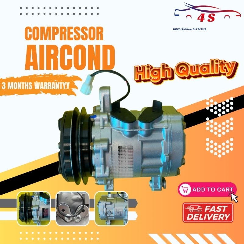 3 MONTH WARRANTY COMPRESSOR PERODUA KELISA/KENARI/KANCIL(SANDEN SYSTEM ...