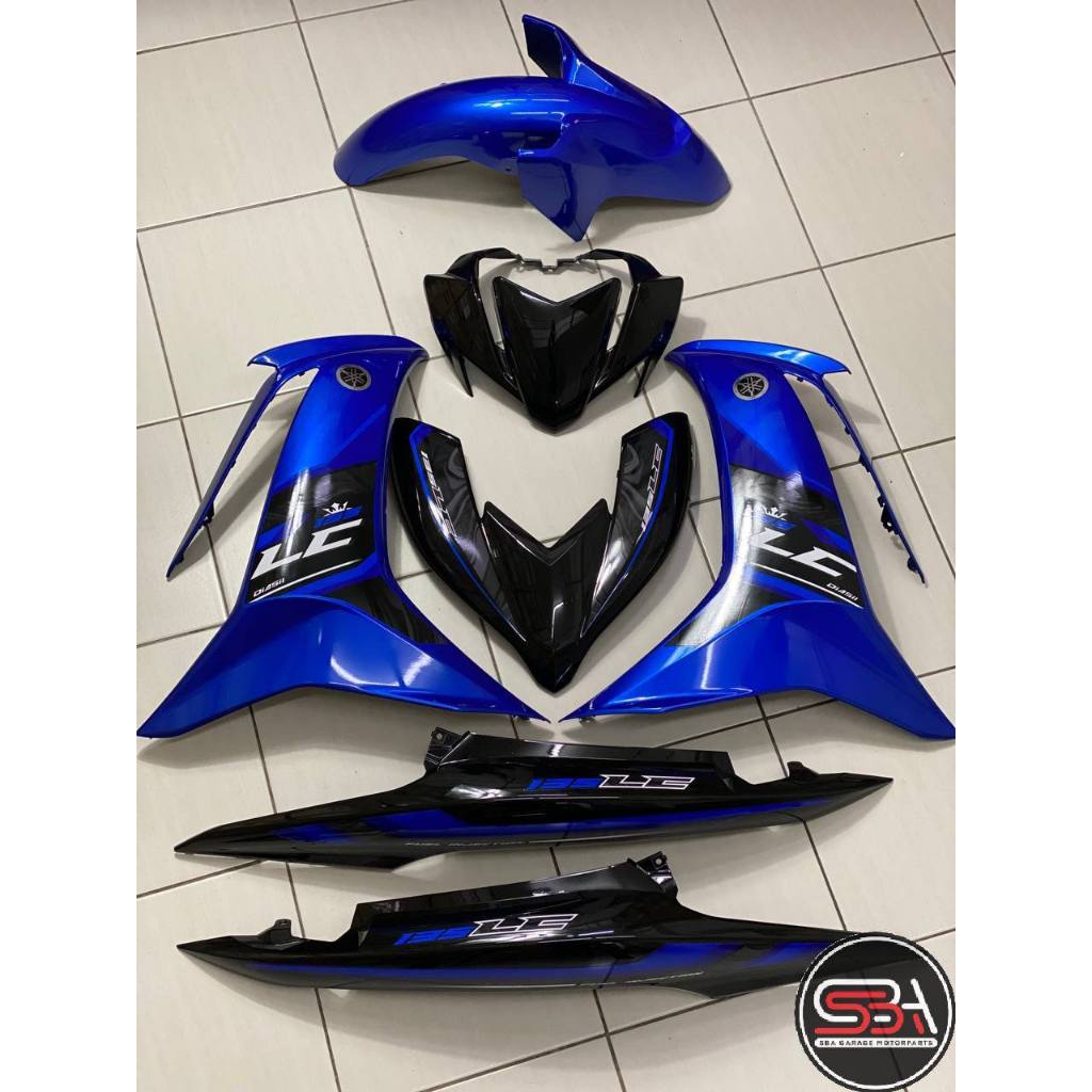 MOTORCYCLE COVERSET BODYSET LC135 LC V8 VPBC5 BIRU STANDARD L8-ST-2 ...