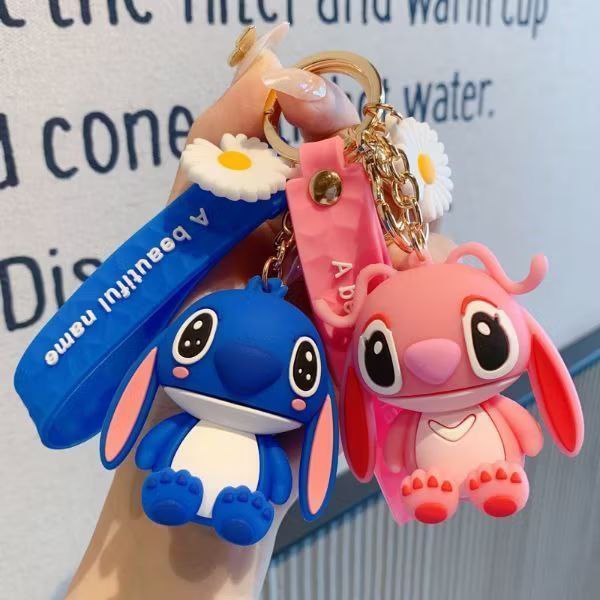 3D Stitch Cartoon Keychains | Shopee Malaysia