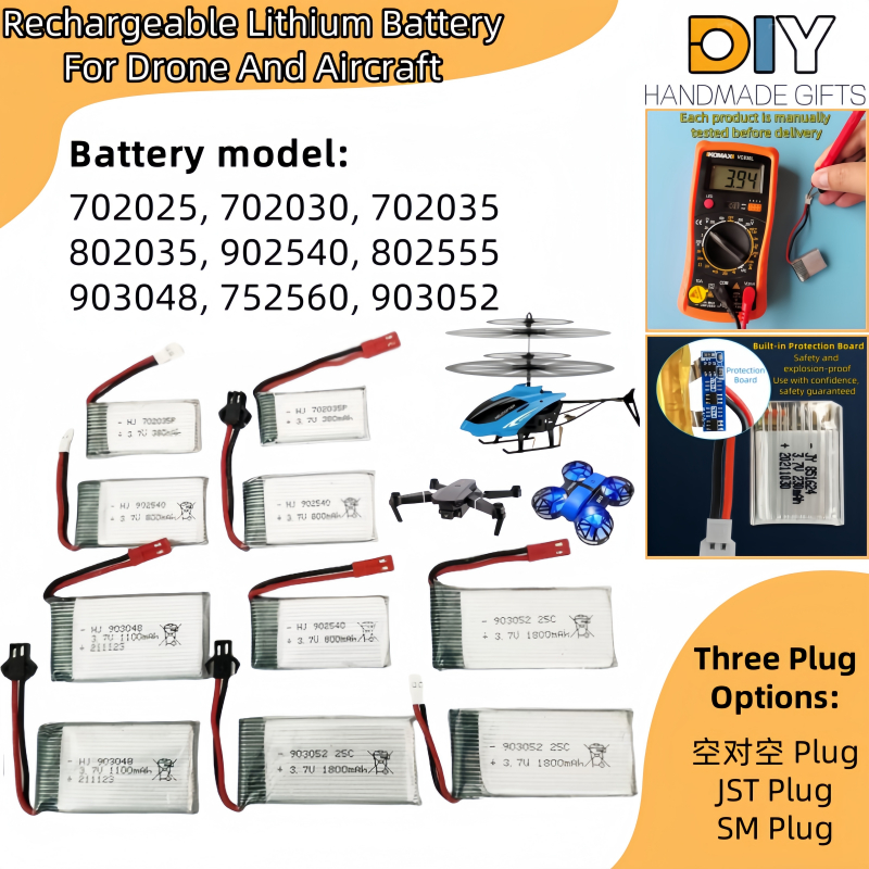 Rechargeable Li-ion Battery Model Aircraft Drone Helicopter Remote ...