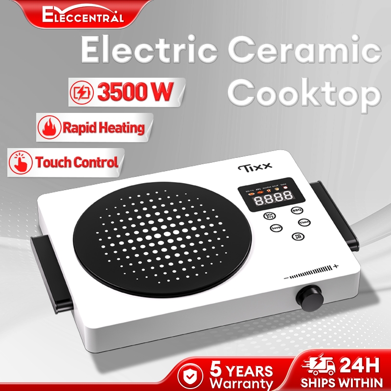 5 Years Warranty🔥Electric Ceramic Stove 3500W With Timer Dapur Seramik ...