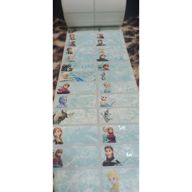 ️Frozen ️Name Sticker 名字贴纸 waterproof stickers 防水贴纸 S/M/L | Shopee Malaysia