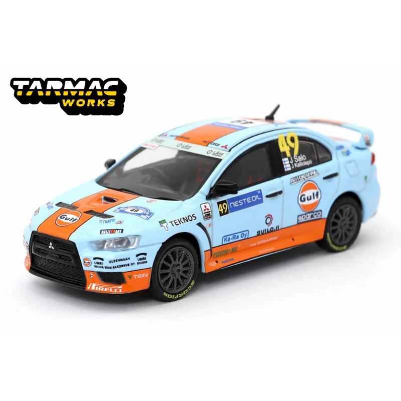 TARMAC WORKS MITSUBISHI LANCER EVO X #49 RALLY FINLAND 2010 | Shopee ...