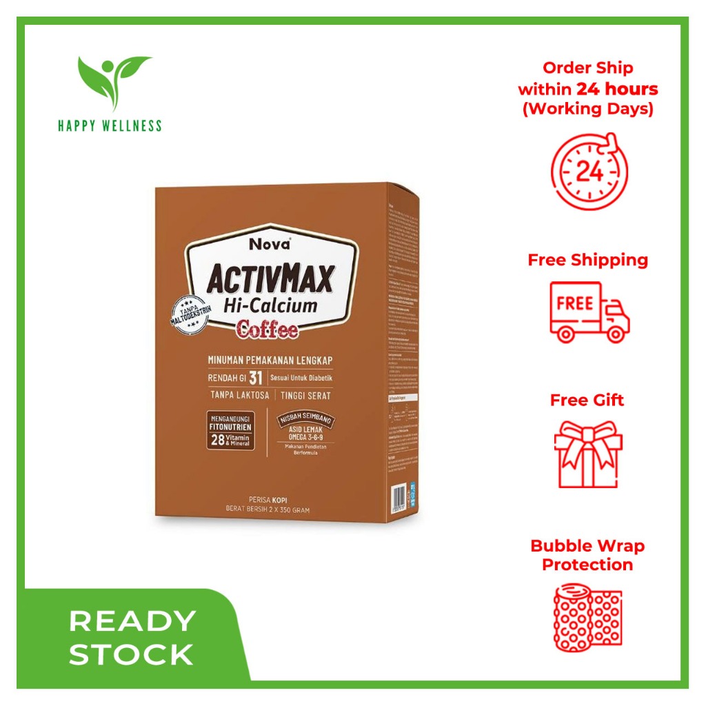 Nova Activmax High Calcium Coffee Refill Pack 2x350g | Shopee Malaysia