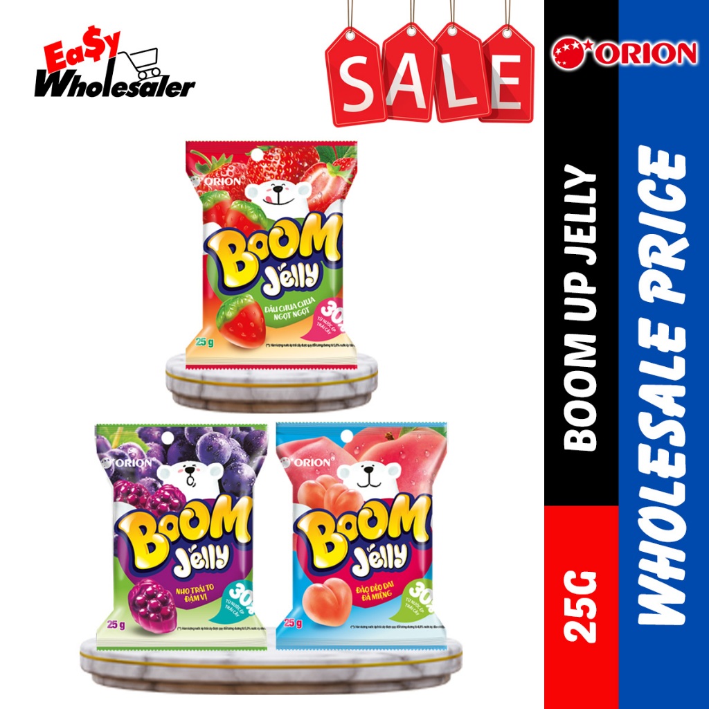 WHOLESALE PRICE !!! ORION BOOM JELLY BOOM (STRAWBERRY/ PEACH / GRAPE ...